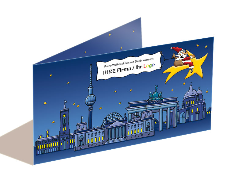 Individuelle Weihnachtskarte Berlin