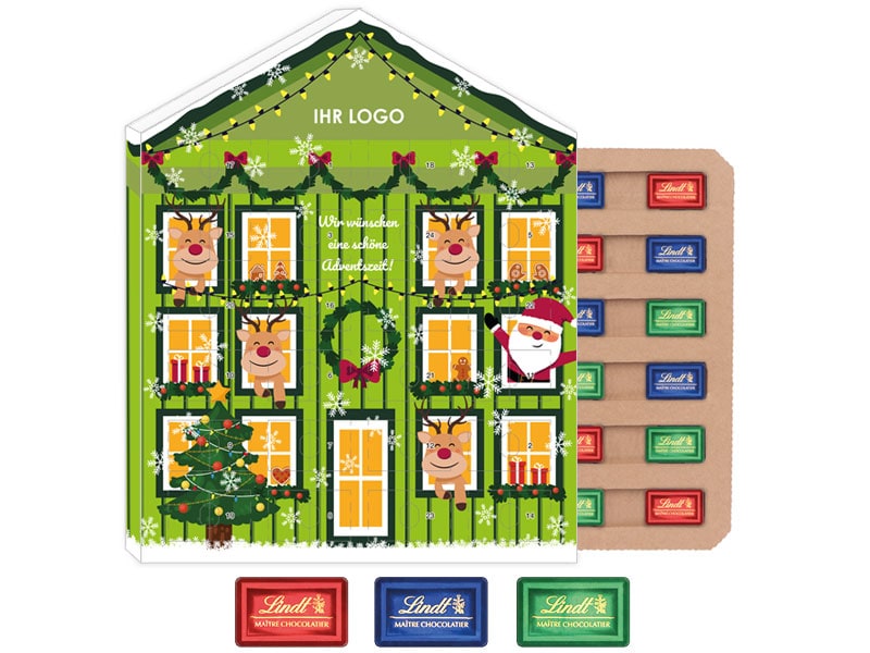 Werbe-Adventskalender LINDT Haus