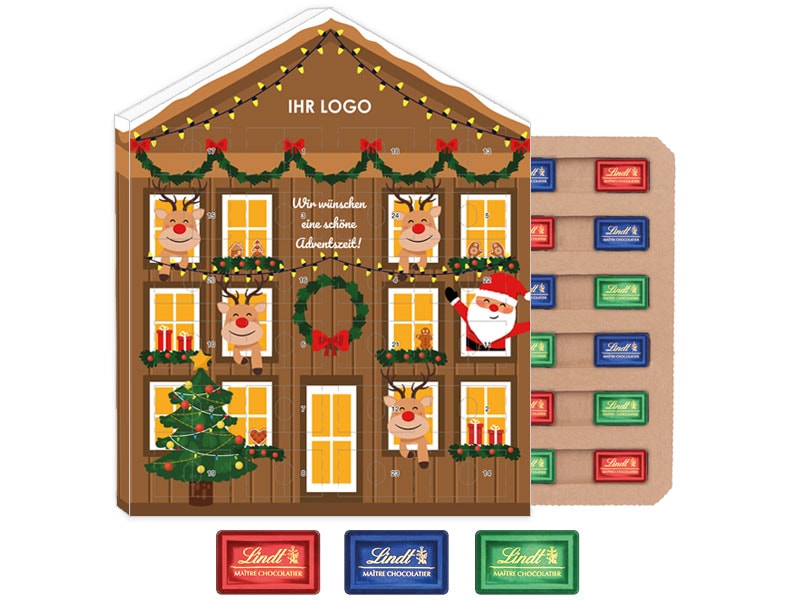 Werbe-Adventskalender LINDT Haus
