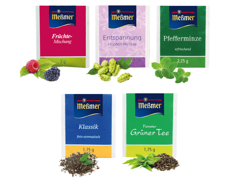 Tee bedrucken auf der Verpackung als Werbeartikel