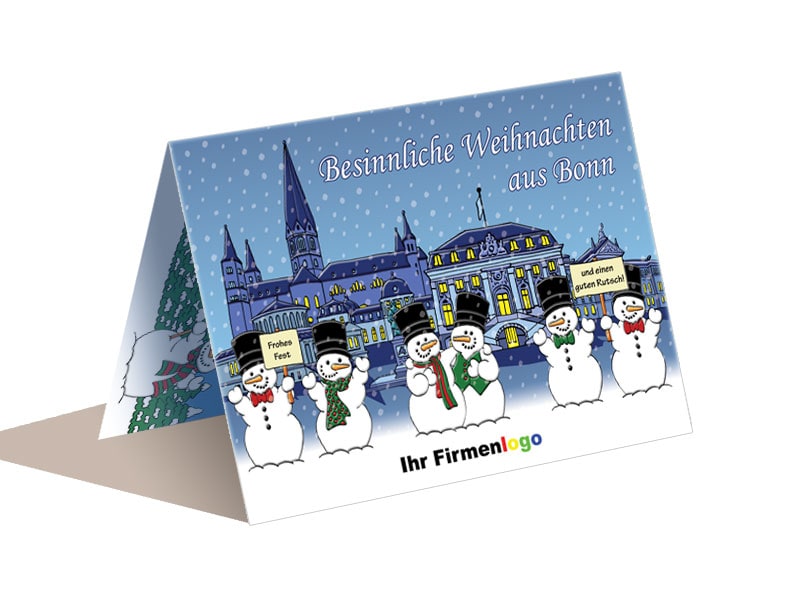Weihnachtskarte Bonn bestellen
