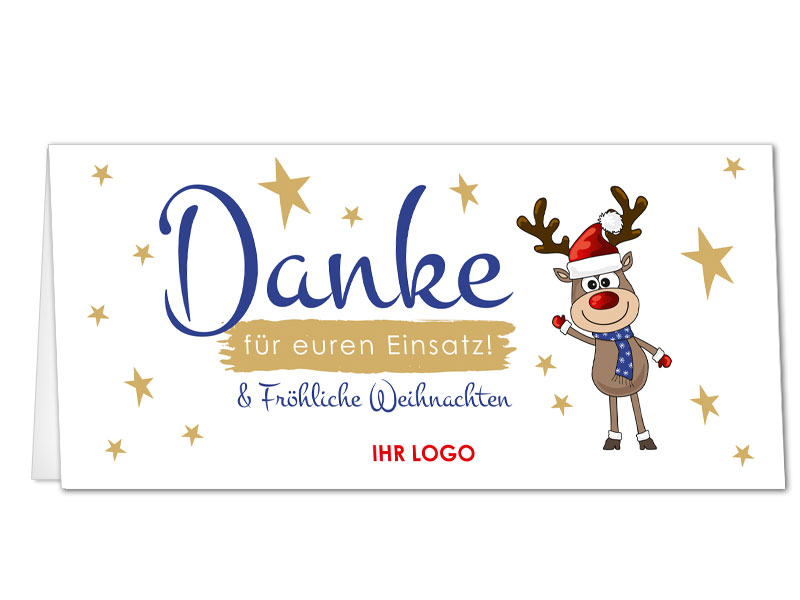 Dankeskarten Weihnachten
